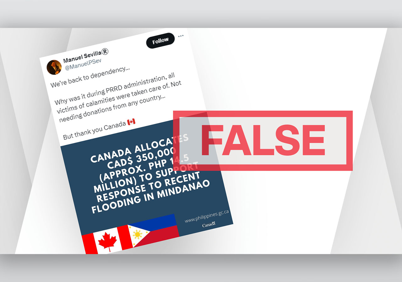 FACT CHECK: X user falsely claims PH did not need foreign donations ...